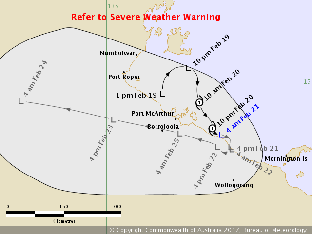 Tropical Cyclone Cyclones Tracking Maps Hamish Larry Tracy Australian ...